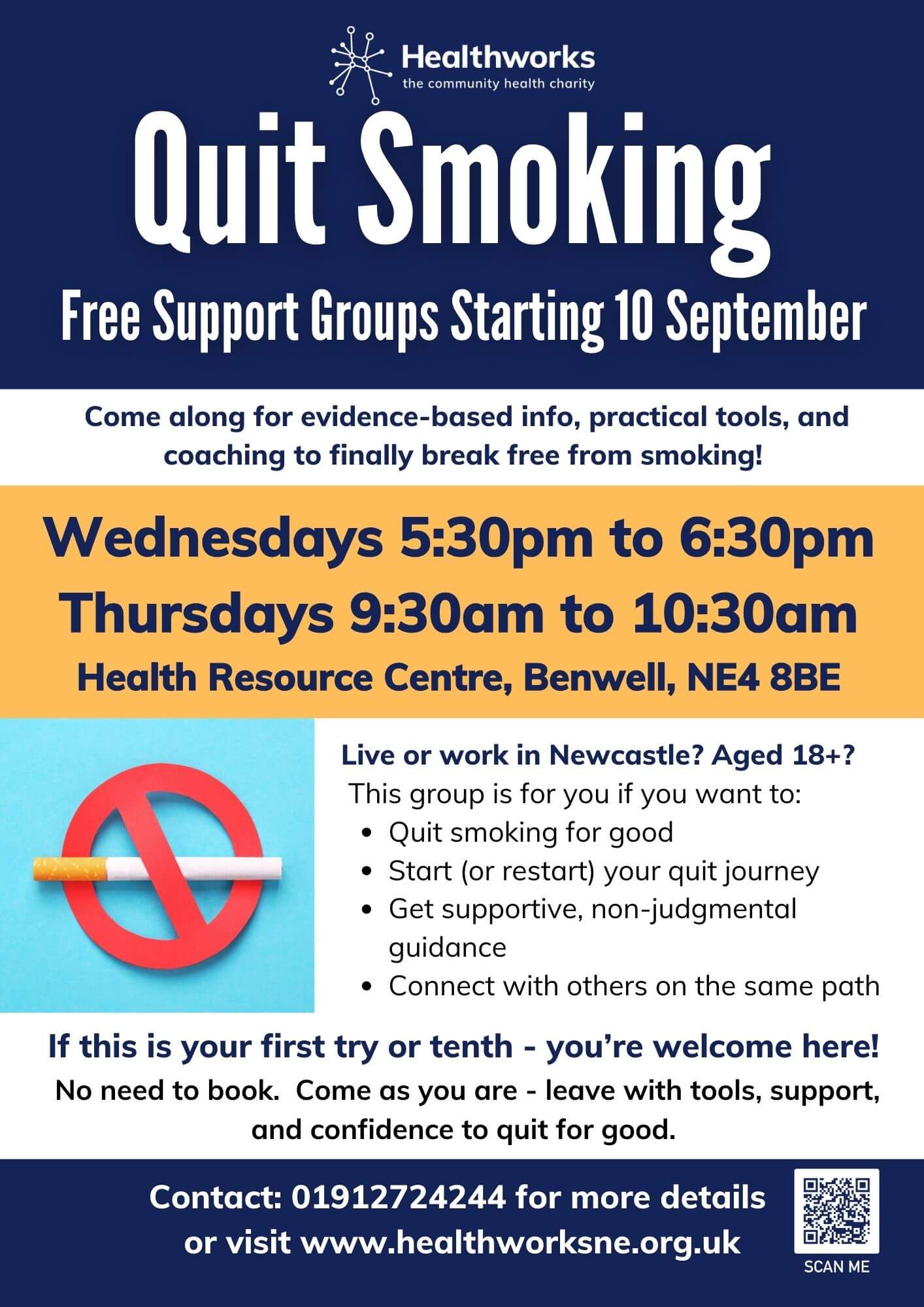 New Quit Smoking Support Groups Launching Soon at Healthworks - Healthworks
